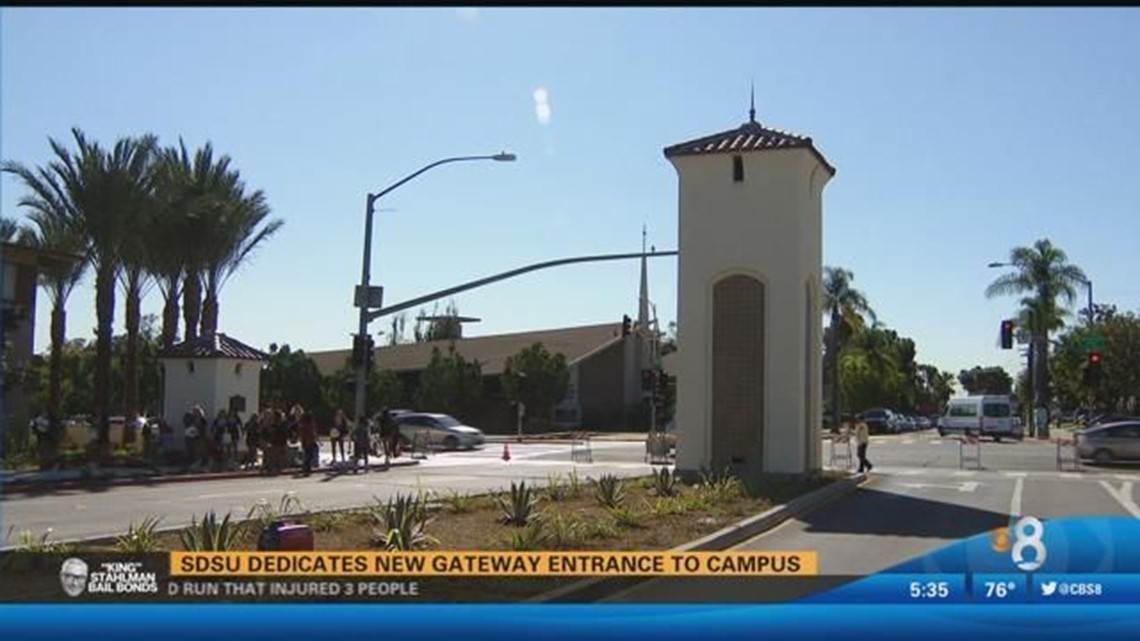 SDSU dedicates new gateway entrance to campus | cbs8.com