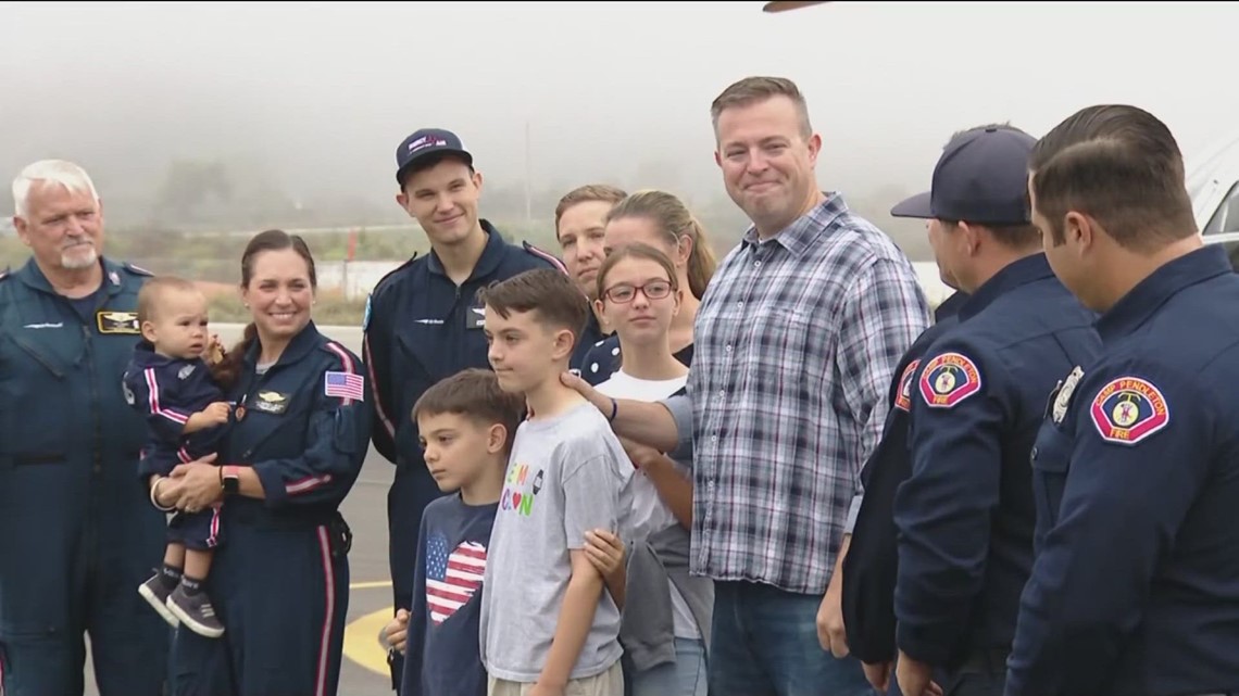Emotional reunion between 10-year-old San Diego boy and Mercy Air ...