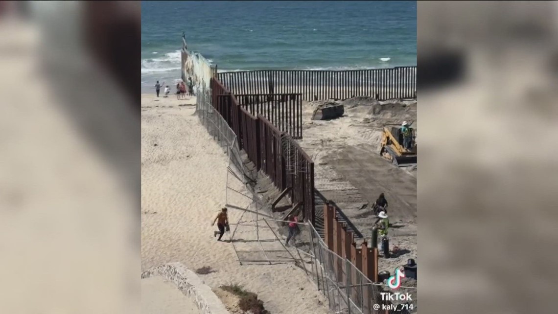 Broken fence along border repaired days after migrants crossed | cbs8.com