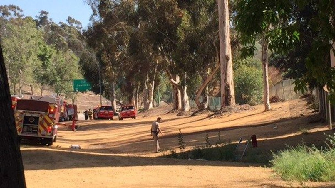 Firefighters put out storm drain fire | cbs8.com