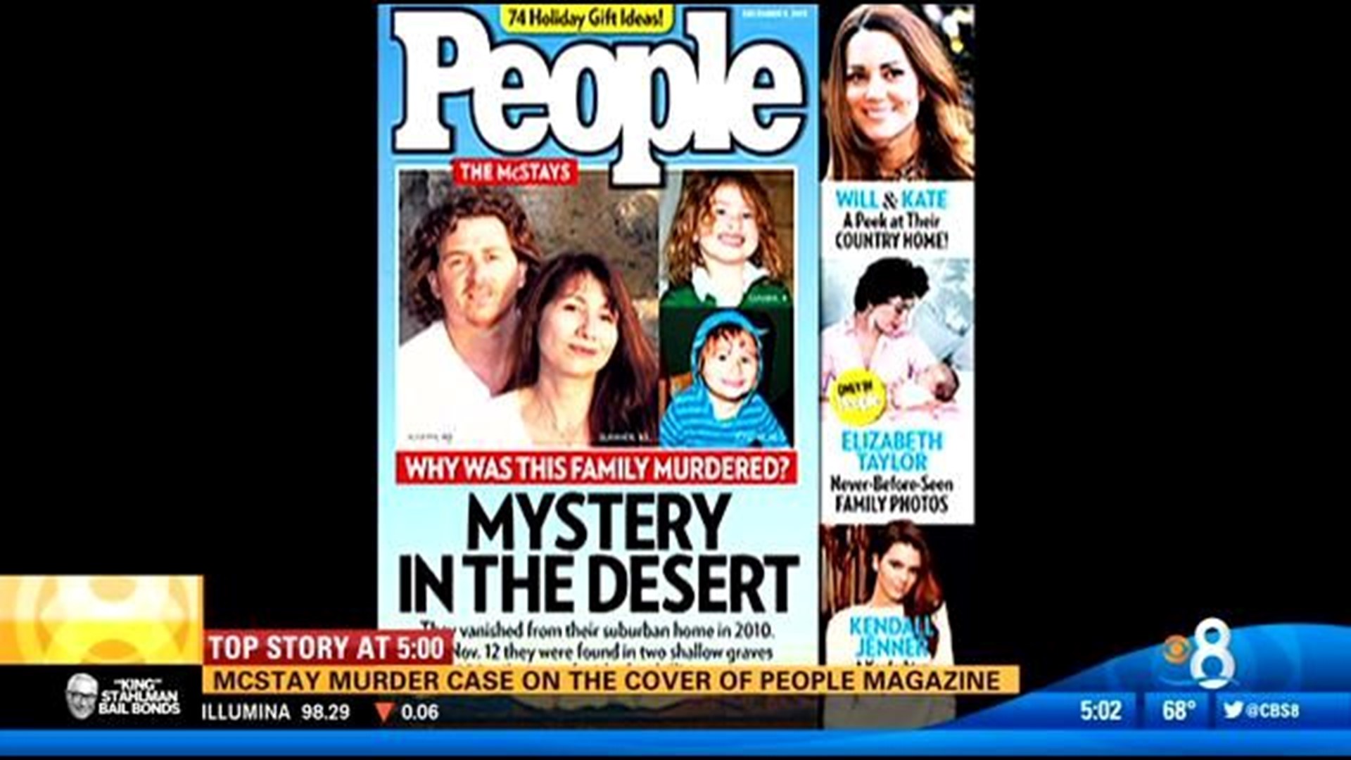 McStay murder case on the cover of People magazine | cbs8.com