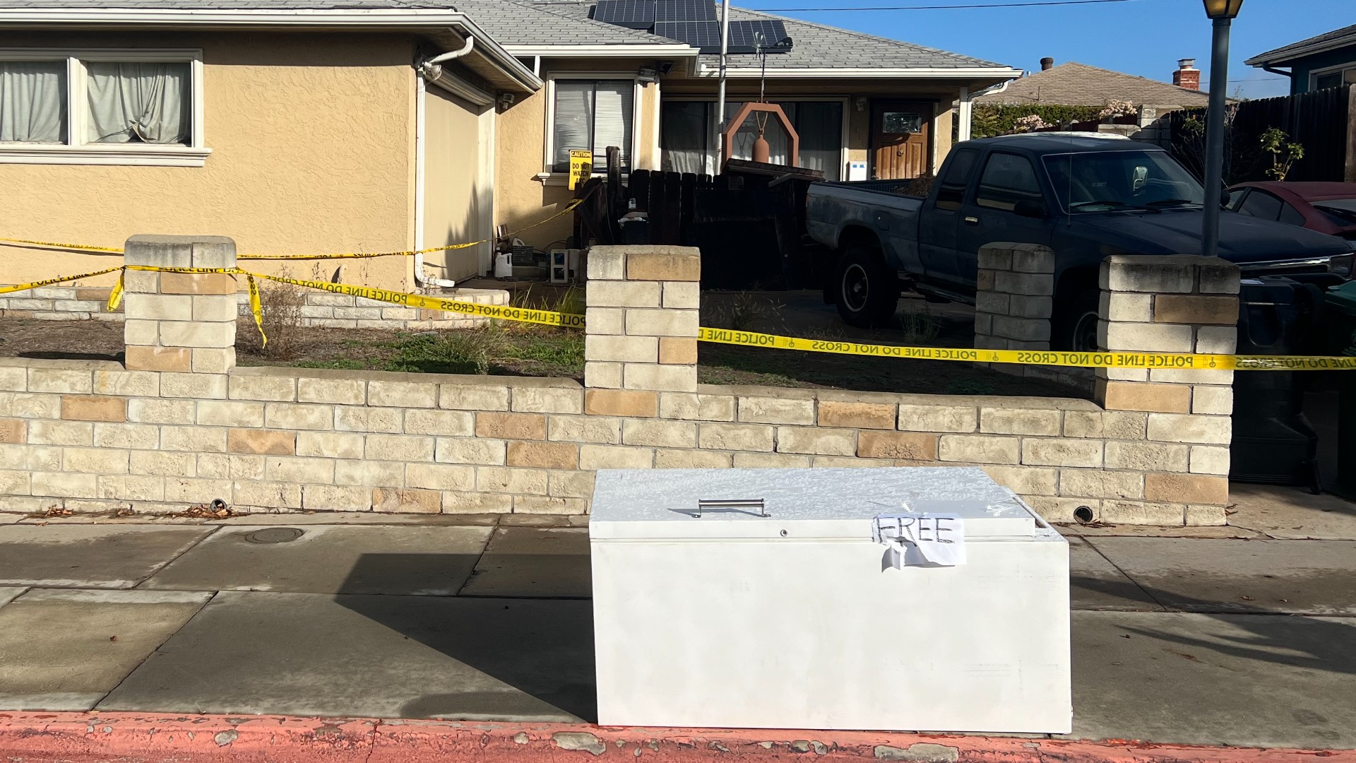 Police: Freezer outside San Diego home unrelated to dead body | cbs8.com