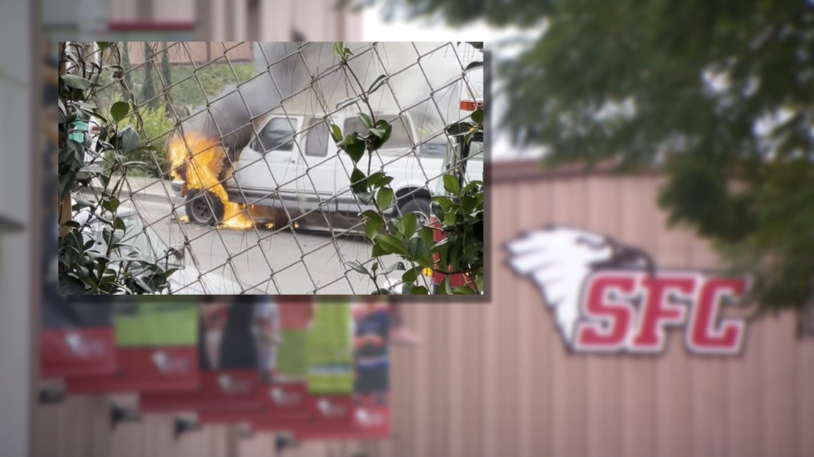 School raises funds to help buy groundskeeper a new car | cbs8.com