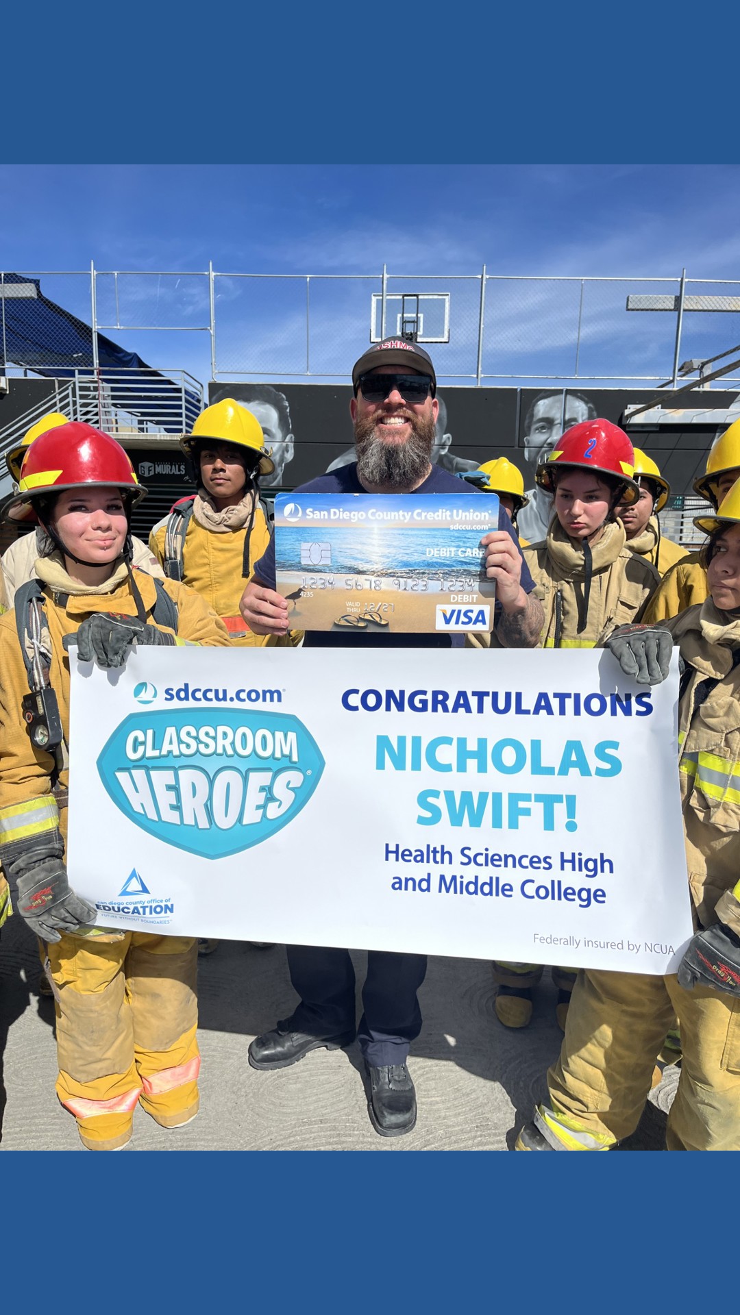 SDCCU 'Classroom Hero': Captain Nick Swift teaches a Fire Rescue ...