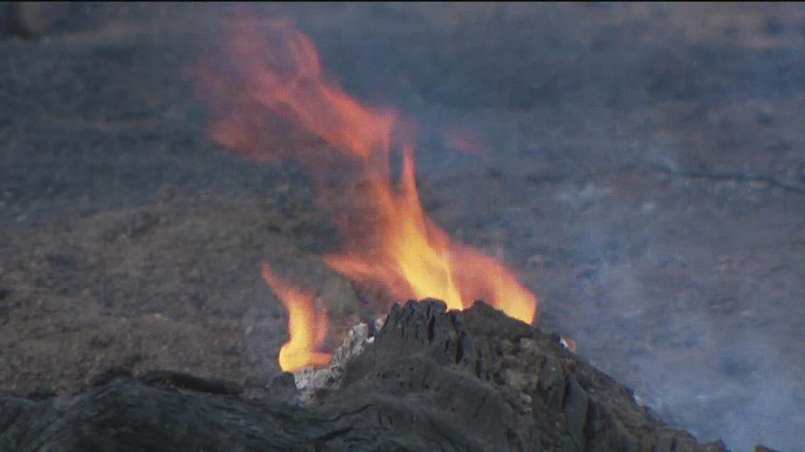 Fire crews make progress on vegetation fire burning east of Ramona in ...