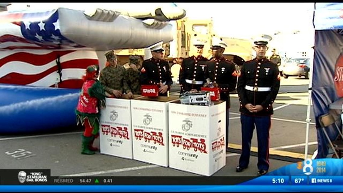 USS Midway hosts Toys for Tots Drive | cbs8.com