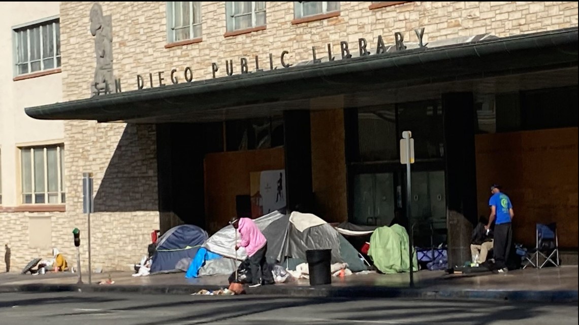 SD residents say homeless problem is 'out of control' | cbs8.com
