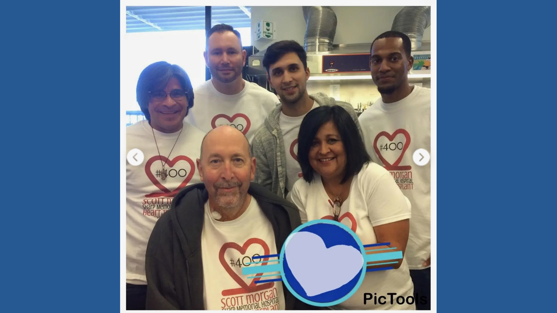Heart transplant recipient pays it forward at Sharp Memorial Hospital ...