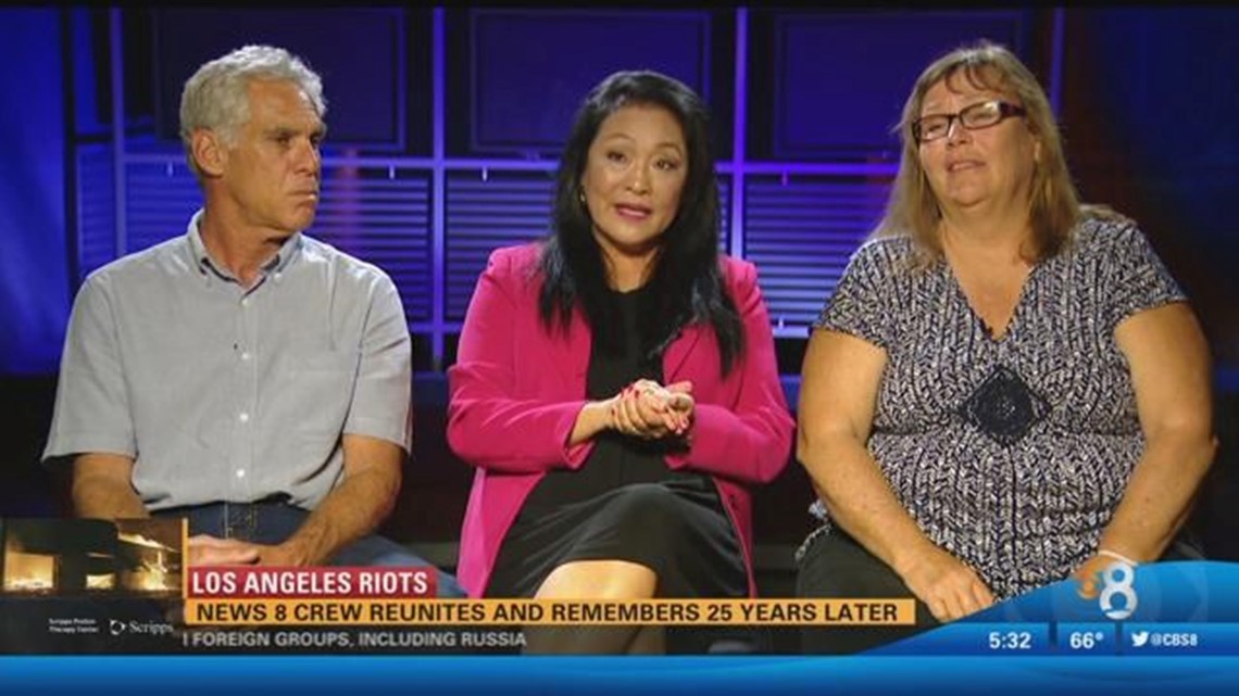 L.A. Riots: News 8 crew reunites and remembers 25 years later | cbs8.com