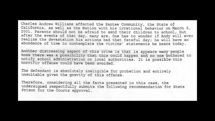Convicted Santana High School shooter Andy Williams up for parole ...