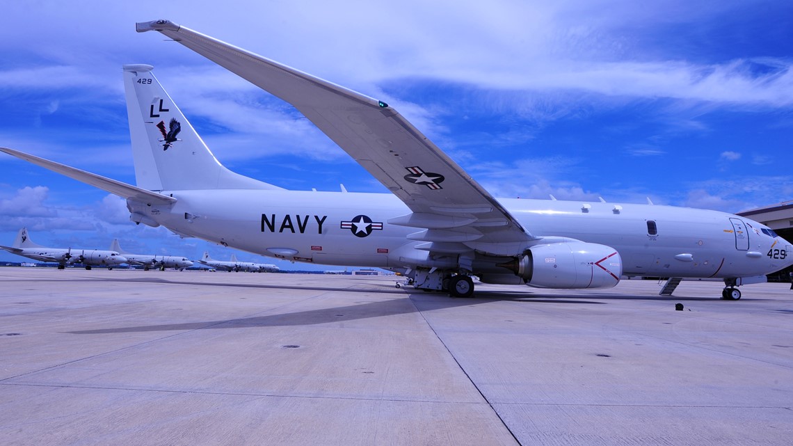 All 9 aboard US Navy plane that overshot runway escape injury | cbs8.com