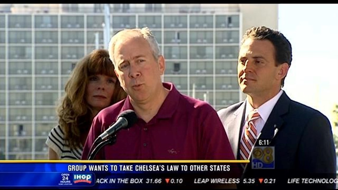 King taking Chelsea's Law to other states | cbs8.com