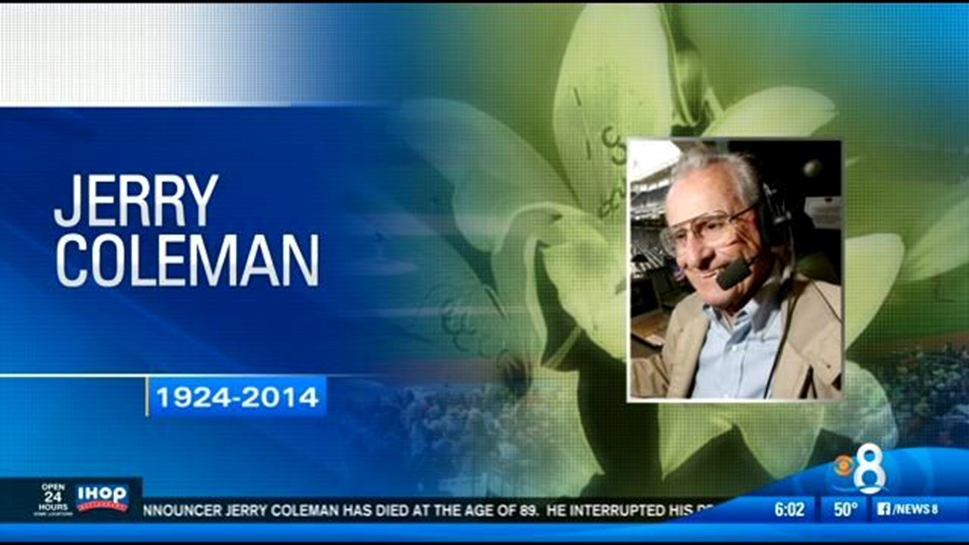 6AM UPDATE | Remembering Padres broadcaster Jerry Coleman | cbs8.com