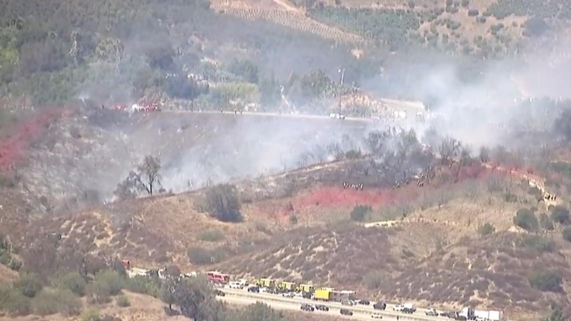 Mission Fire | Crews make progress on vegetation fire in Fallbrook ...