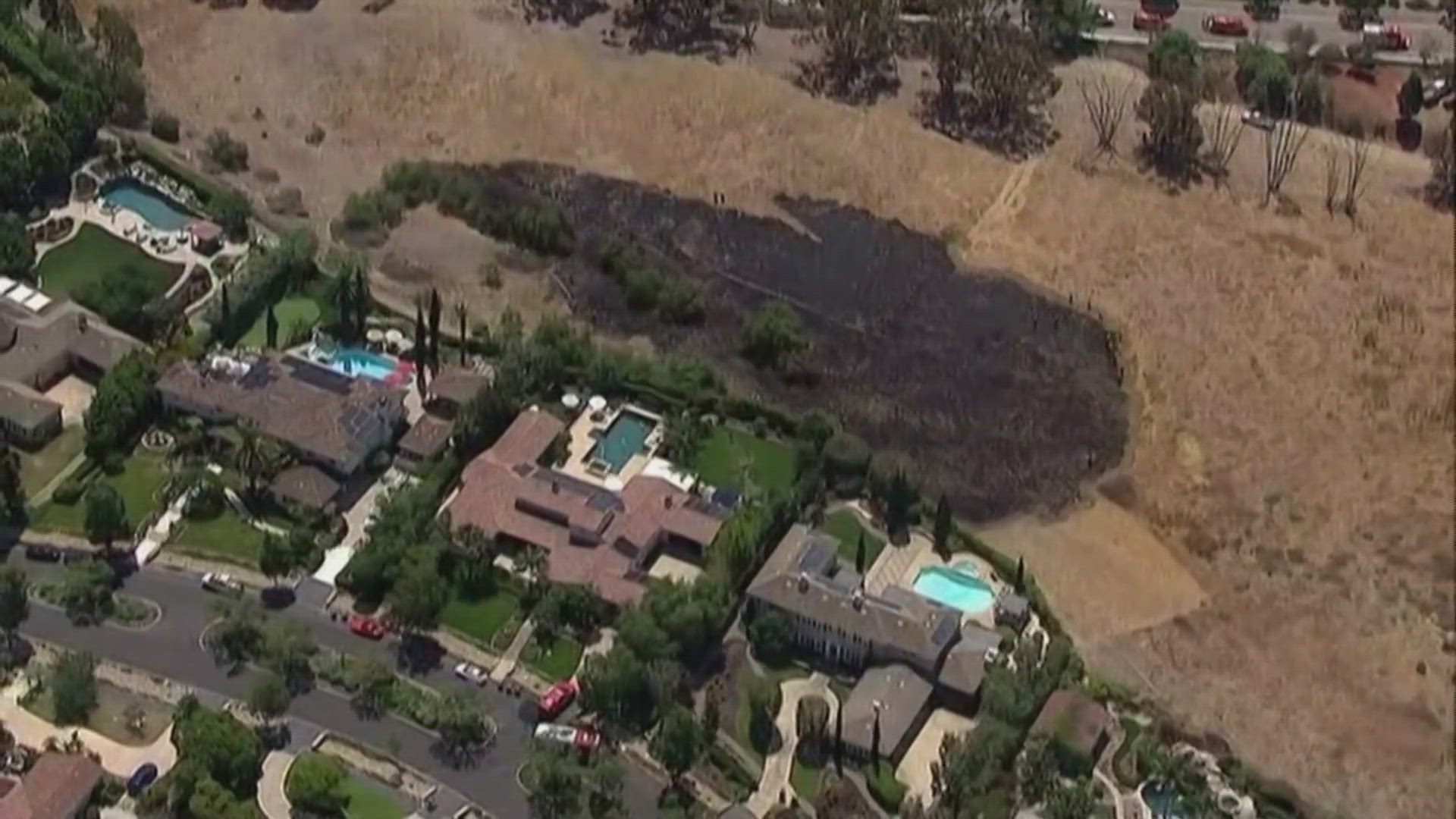 Brush fire, smoke, flames, any evacuations, map in San Diego near Valley Center | cbs8.com