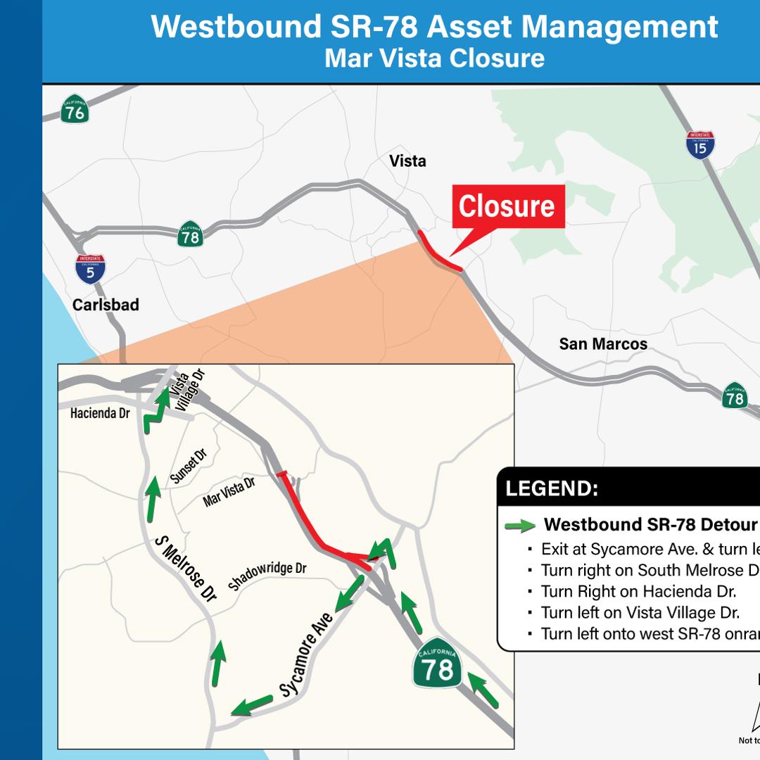 Caltrans plans nightly full-closures of State Route 78 for bridge work ...