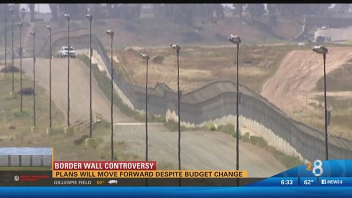 Plans to build border wall prototypes move forward | cbs8.com