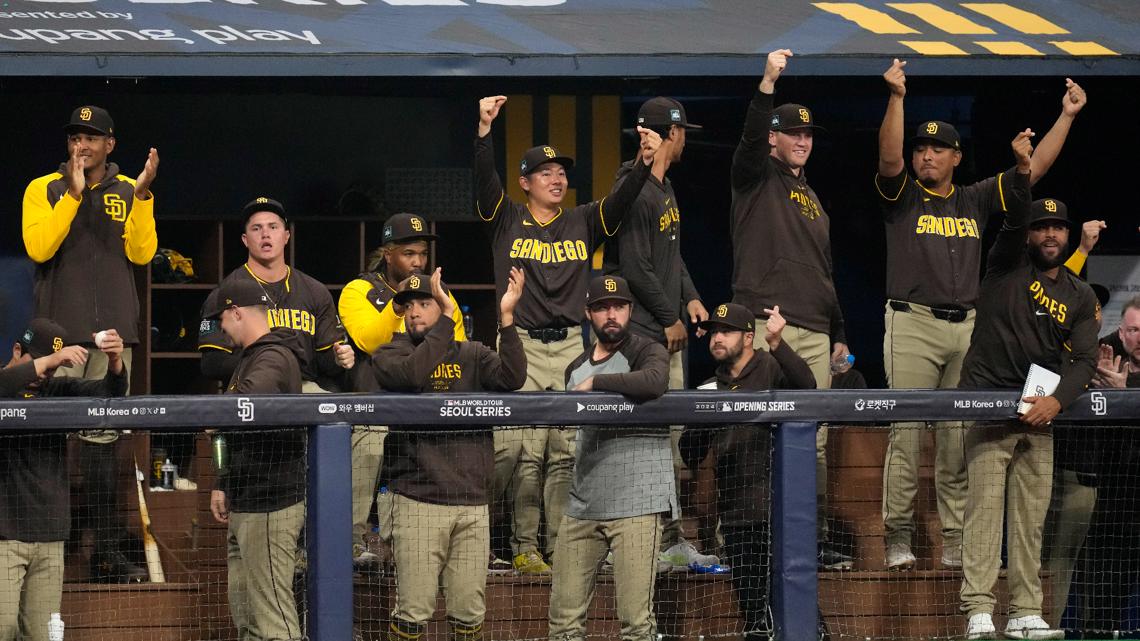 San Diego Padres beat LA Dodgers 15-11 in Seoul | cbs8.com