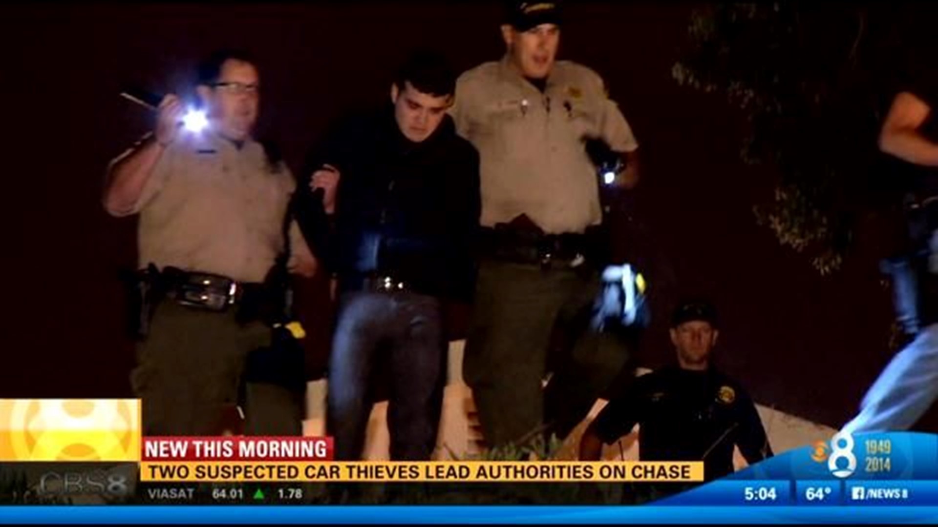Suspected car thieves lead authorities on chase to Mexican border ...