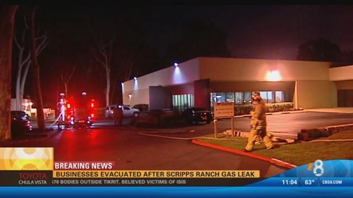 Gas leak prompts evacuations in Scripps Ranch | cbs8.com
