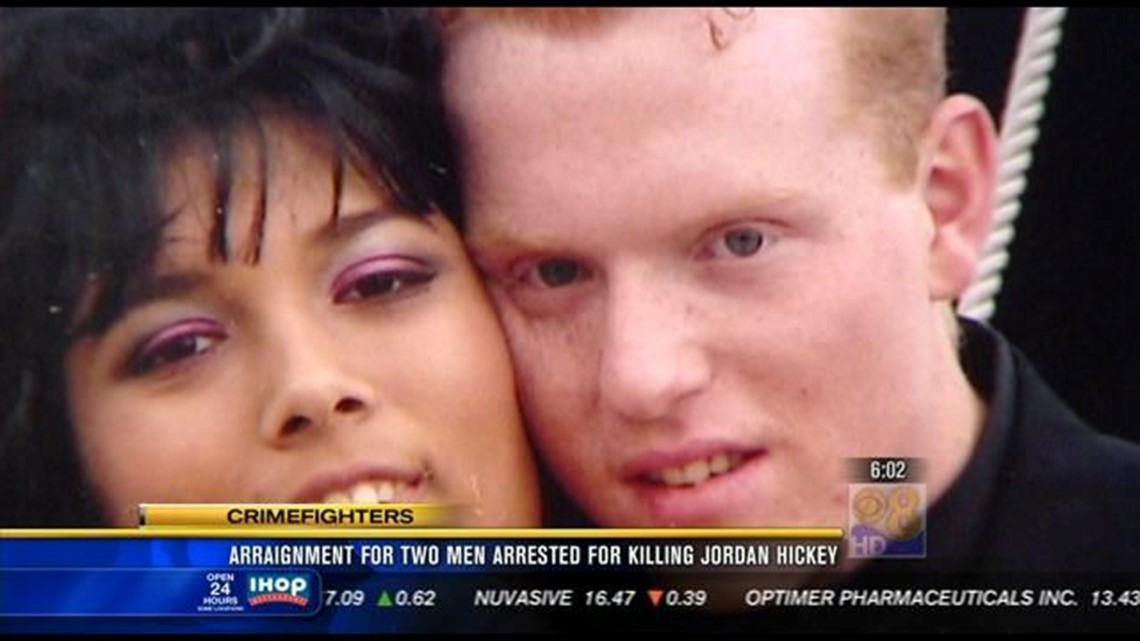 Arraignment for two men arrested for killing Jordan Hickey | cbs8.com