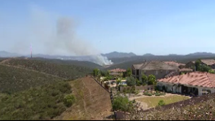100-acre Skyline Fire near Jamul fully contained as of Sunday evening ...