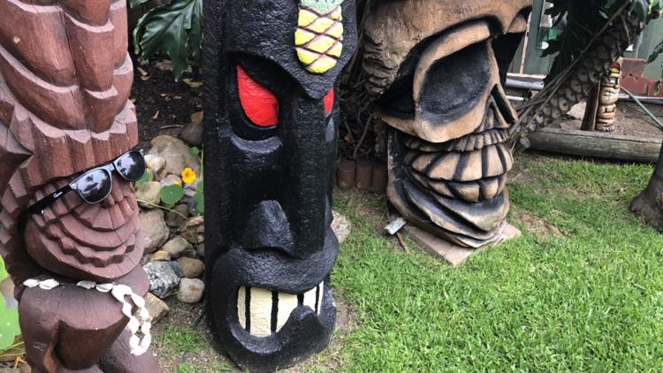 Tiki Man finds paradise at home in his own backyard | cbs8.com