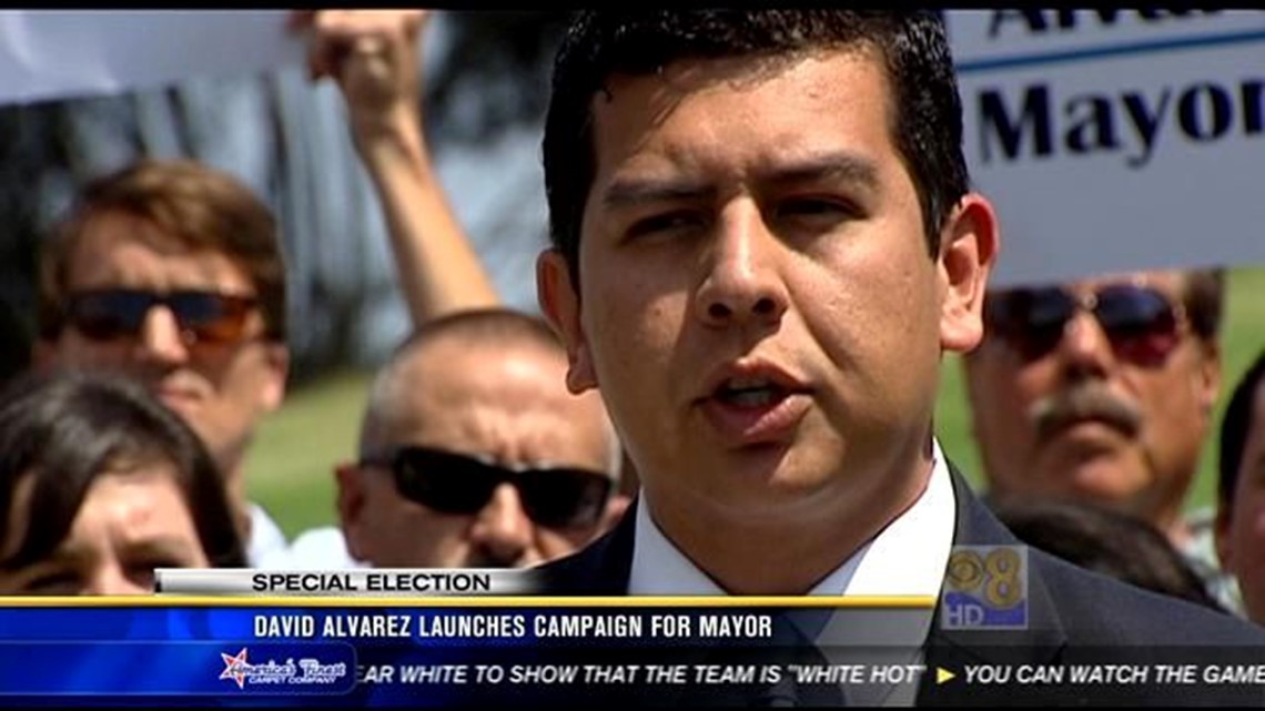 David Alvarez launches campaign for mayor | cbs8.com
