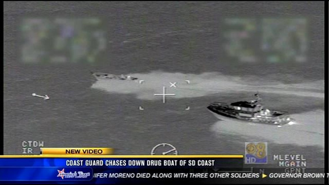 Coast Guard chase down drug boat off San Diego coast | cbs8.com