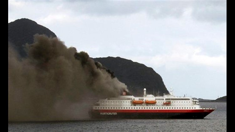 Norway: Cruise ship in danger of tilting over | cbs8.com