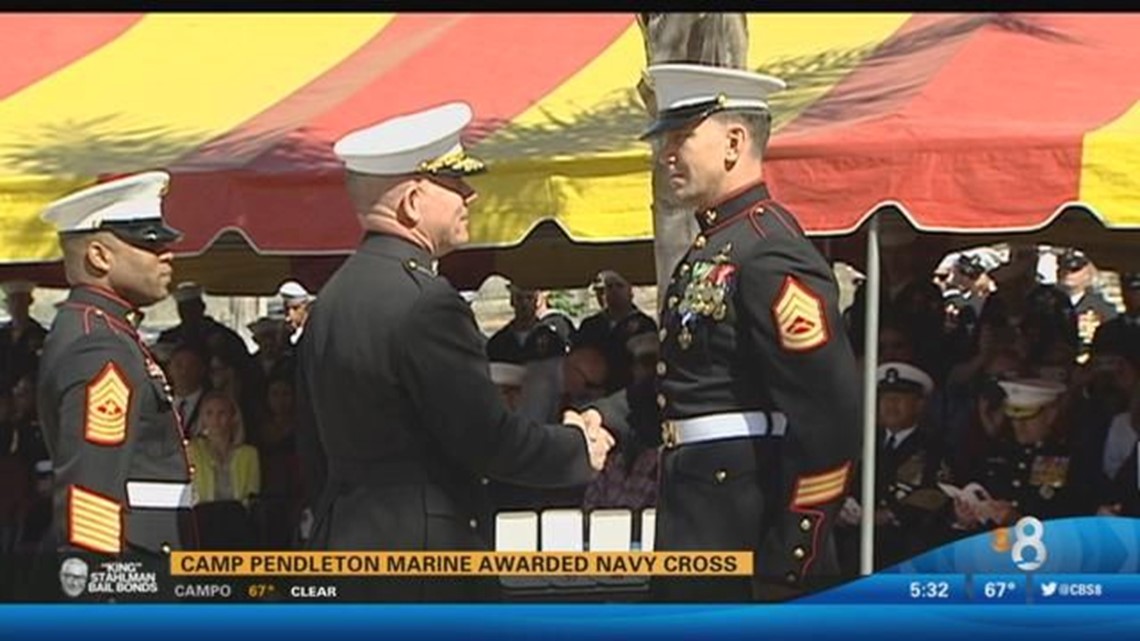 Camp Pendleton Marine awarded Navy Cross | cbs8.com