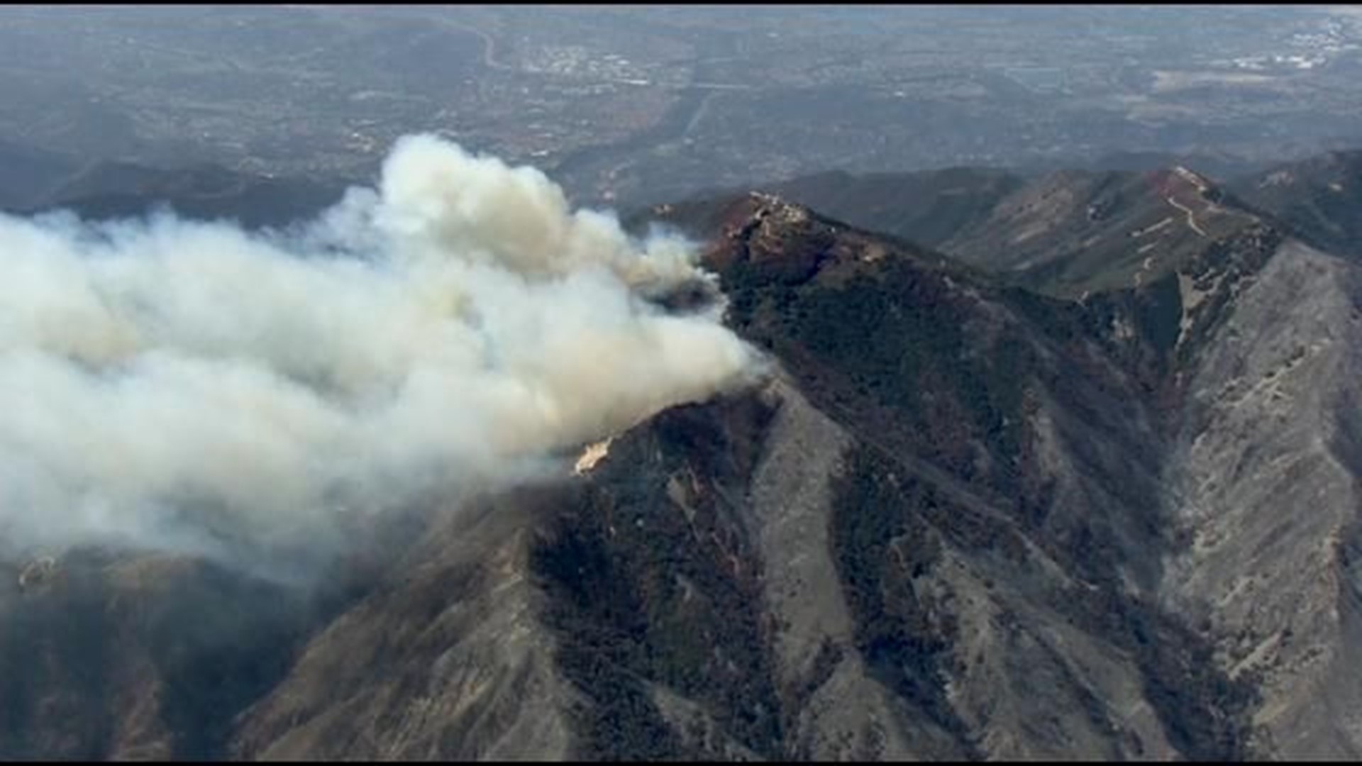 Crews continue efforts to contain Holy Fire flare-up in the Cleveland ...