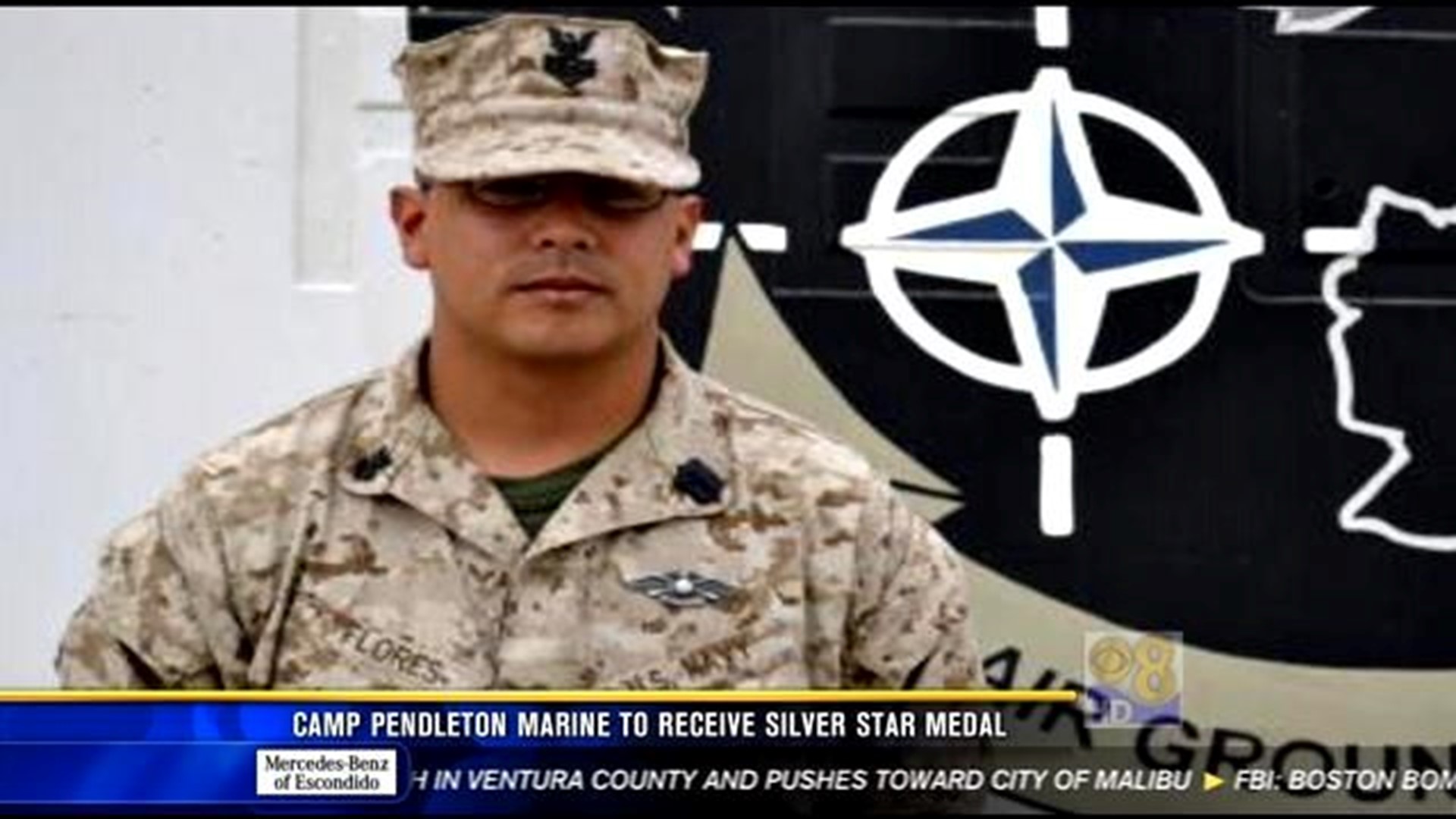 Navy Corpsman receives Silver Star | cbs8.com