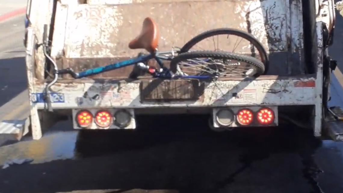 City crews destroy bikes during homeless encampment cleanups | cbs8.com