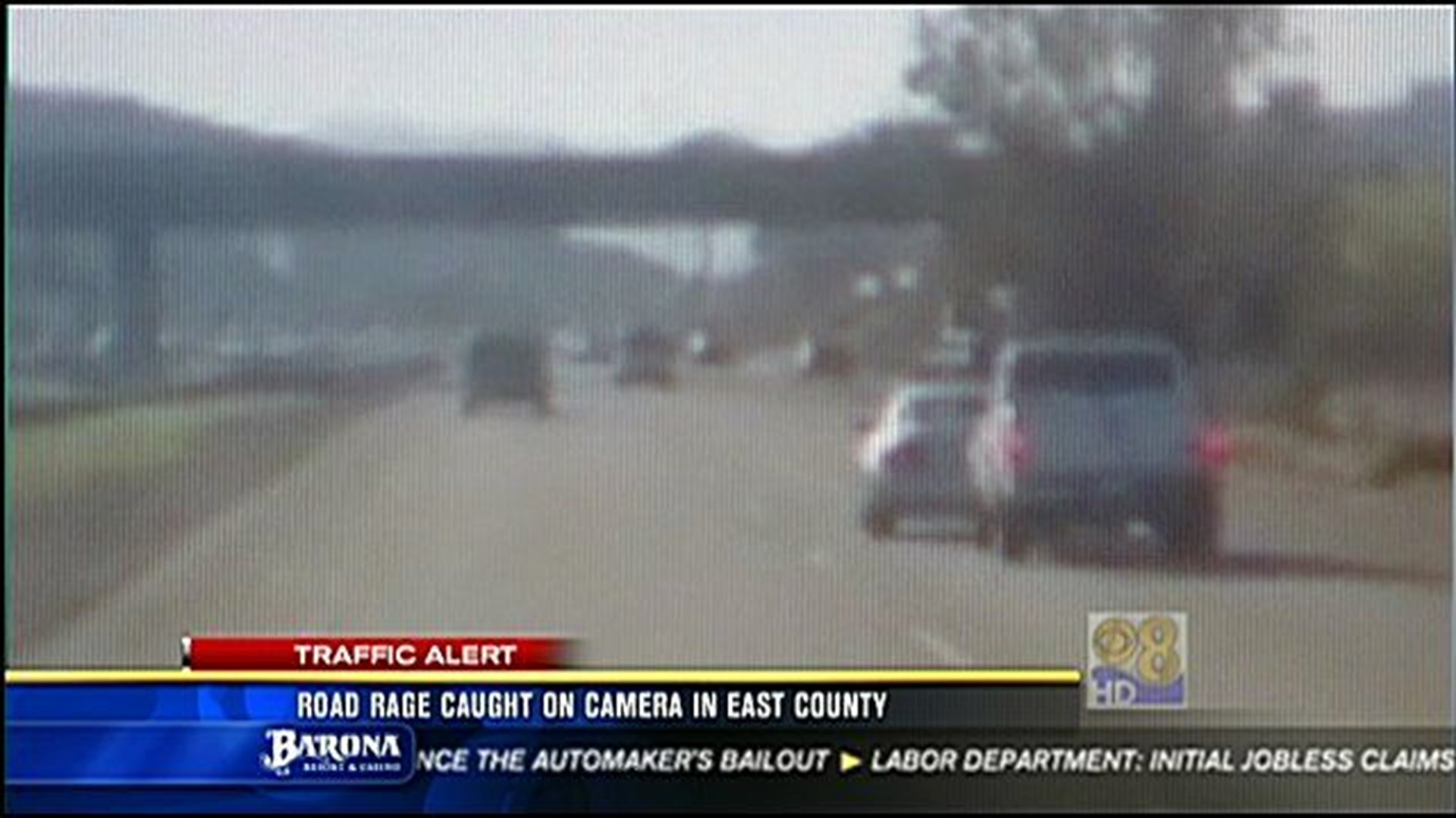 Road rage caught on camera in East County | cbs8.com