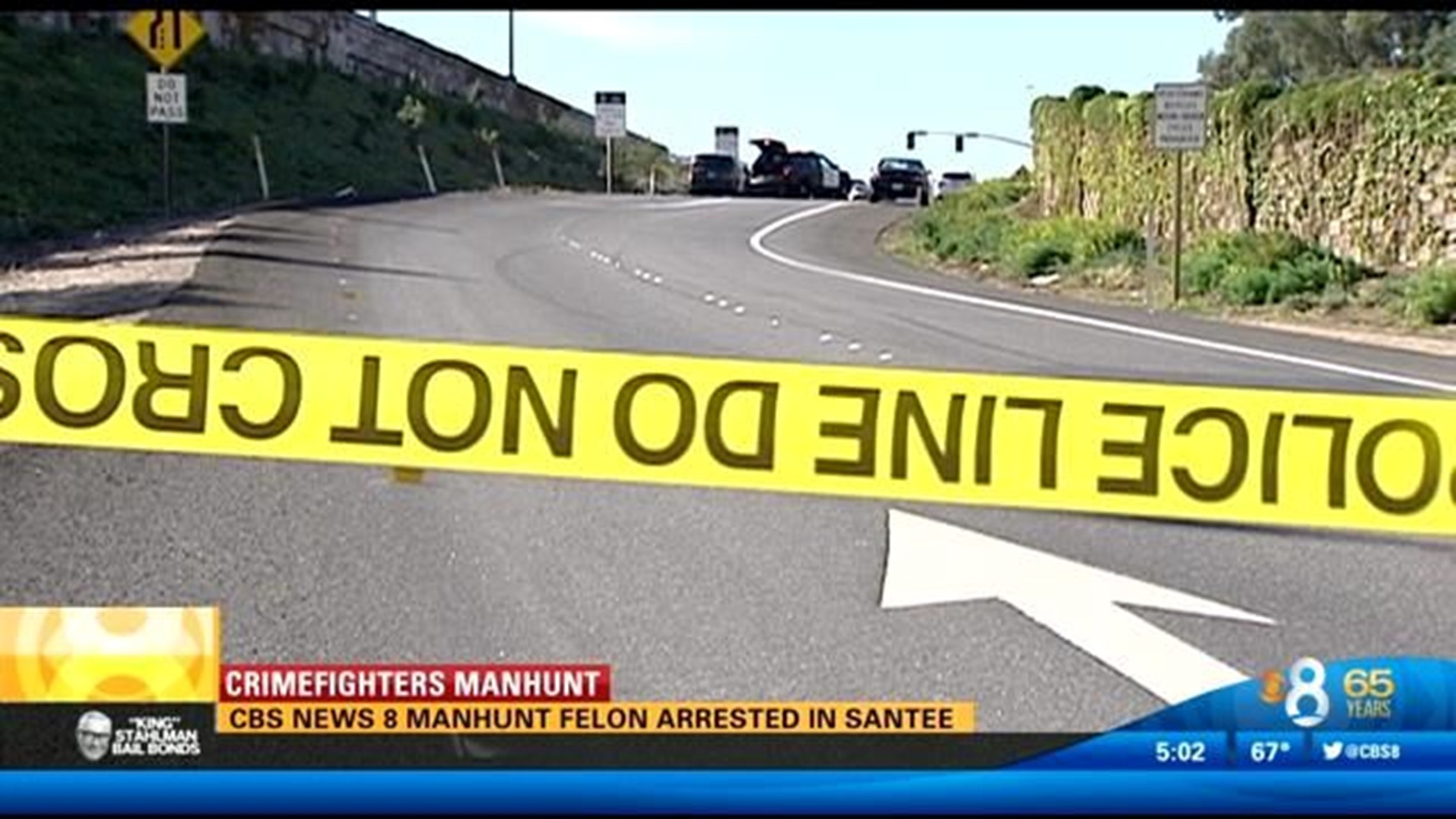Cbs News 8 Manhunt Suspect Arrested In Santee