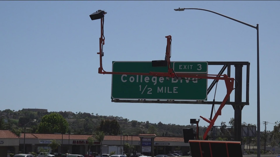Mysterious orange boxes on San Diego highways | cbs8.com