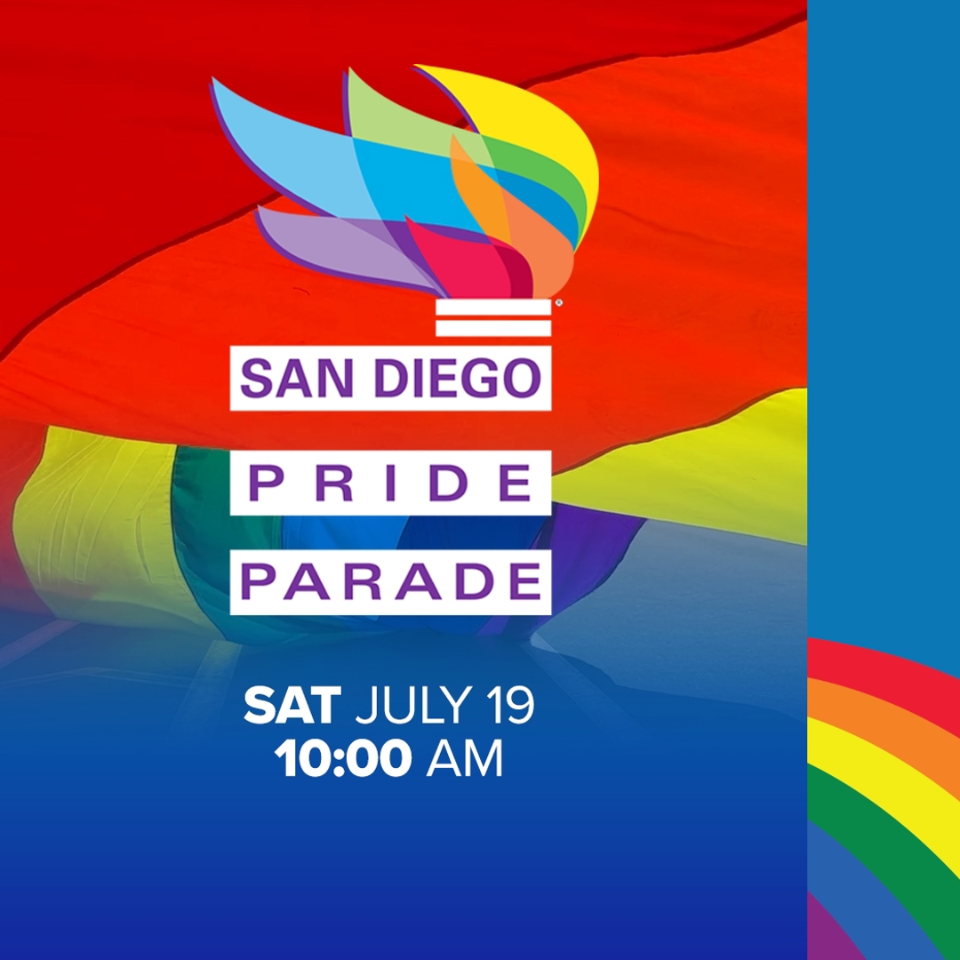 San Diego Pride Parade 2025 | How to watch full coverage July 19 | cbs8.com
