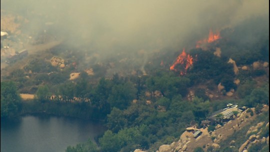 100-acre Skyline Fire near Jamul fully contained as of Sunday evening ...