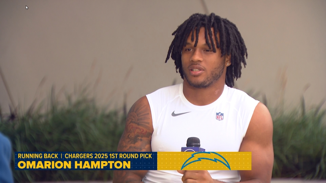 Omarion Hampton, Running Back | In-depth interview from LA Chargers ...