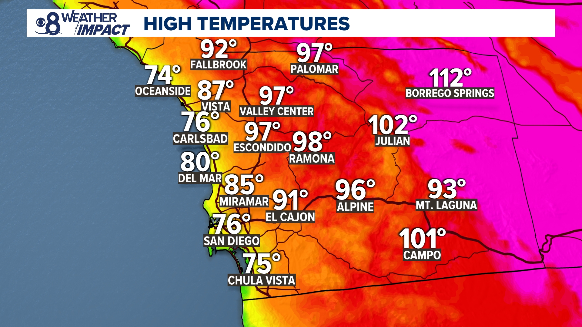 4th of July heat wave in San Diego | cbs8.com