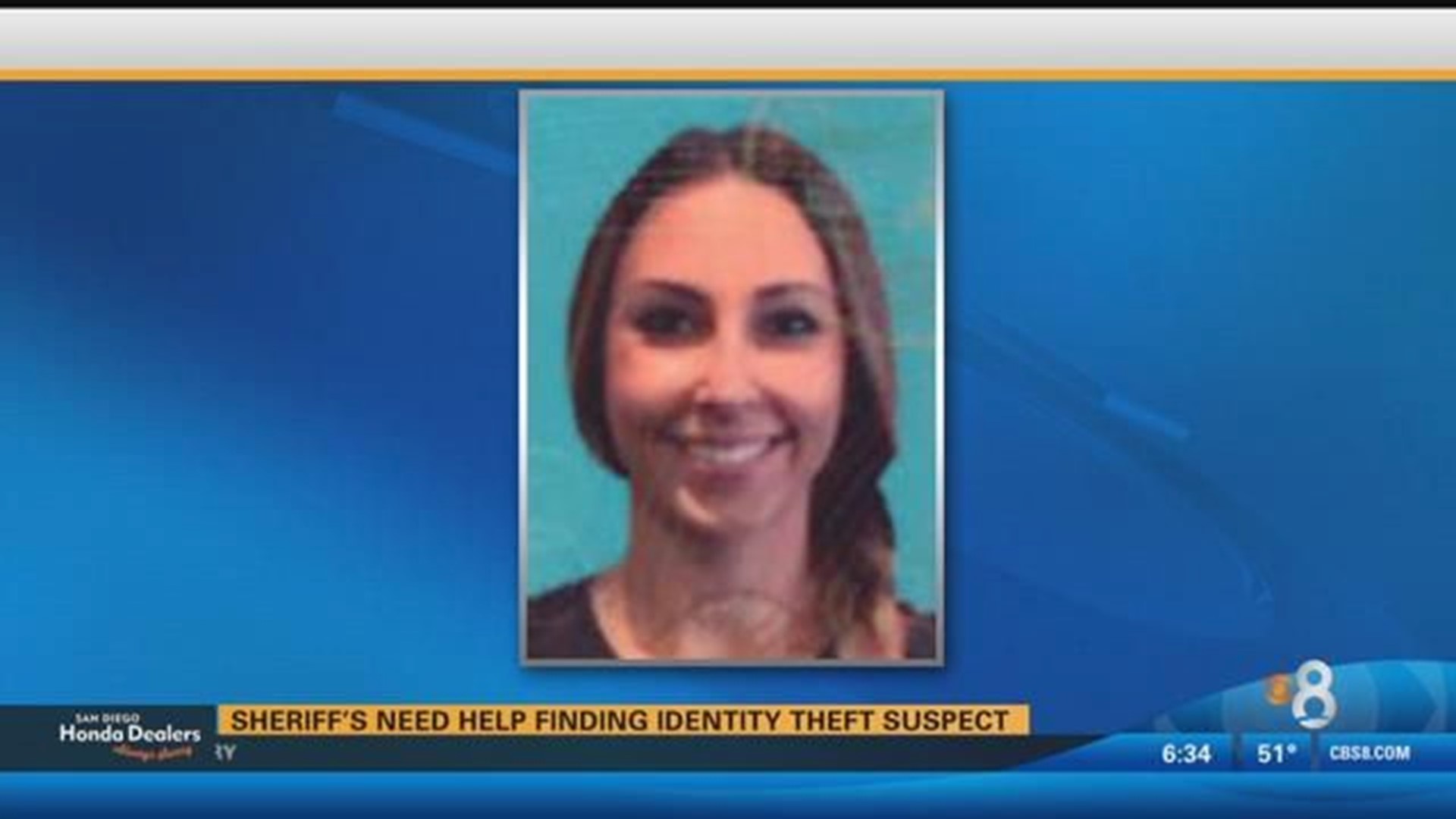 Sheriff's need help finding identity theft suspect | cbs8.com