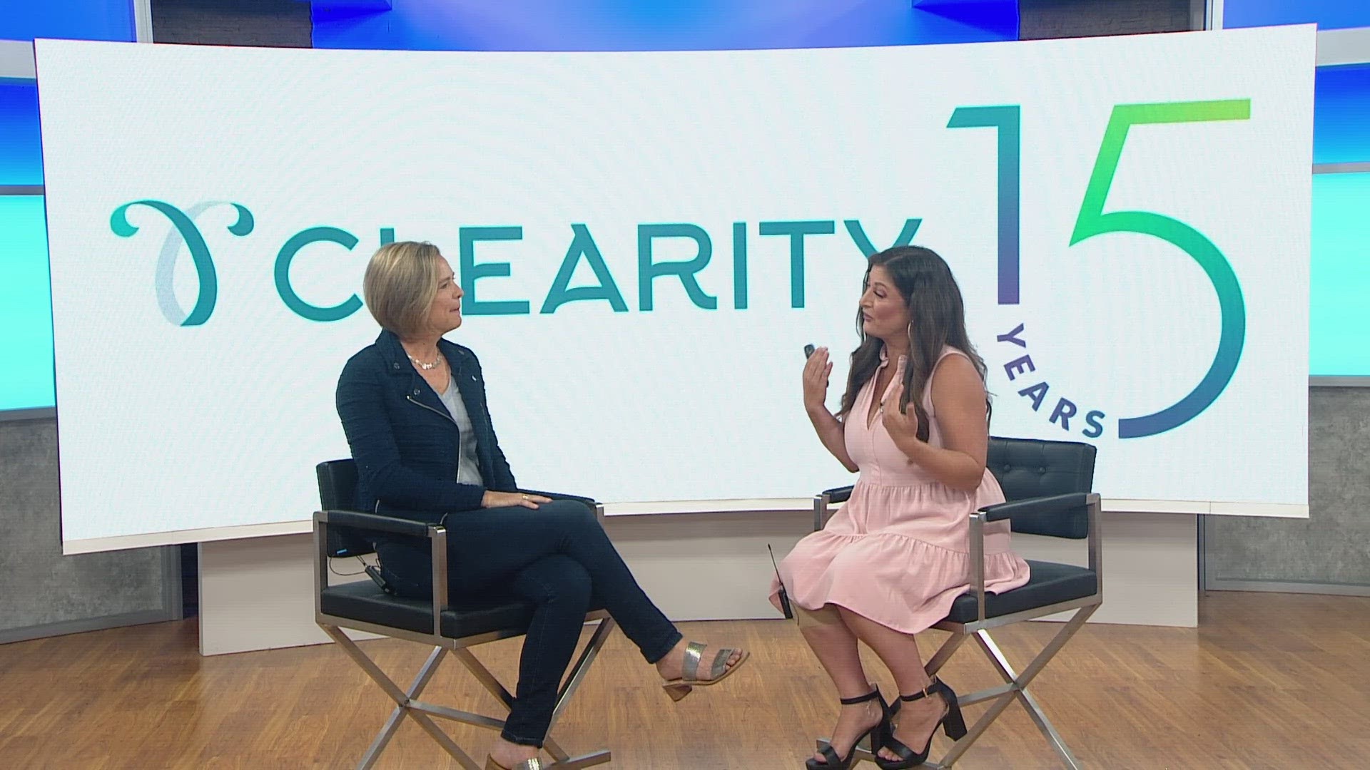 Ovarian Cancer Awareness | Hillary Theakston from the Clearity Foundation visits CBS 8 Mornings ...