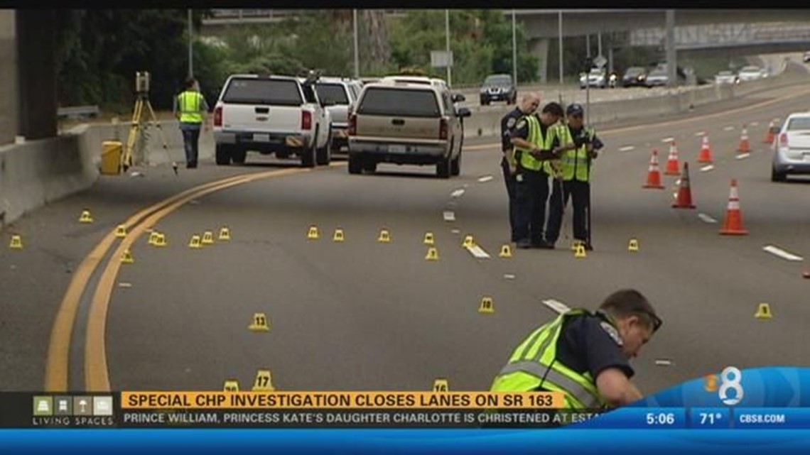 Special CHP investigation closes lanes on SR-163 | cbs8.com