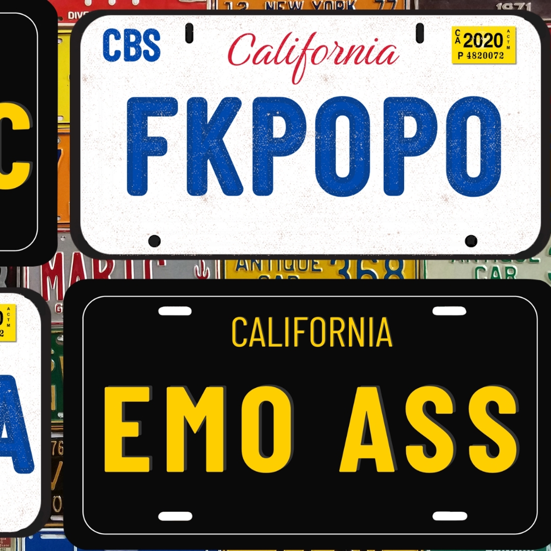 Rejected license plates in California | cbs8.com