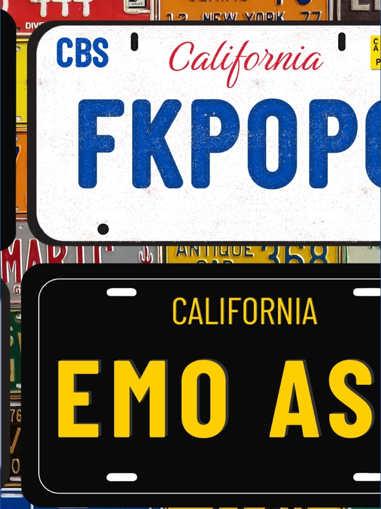 Rejected license plates in California | cbs8.com