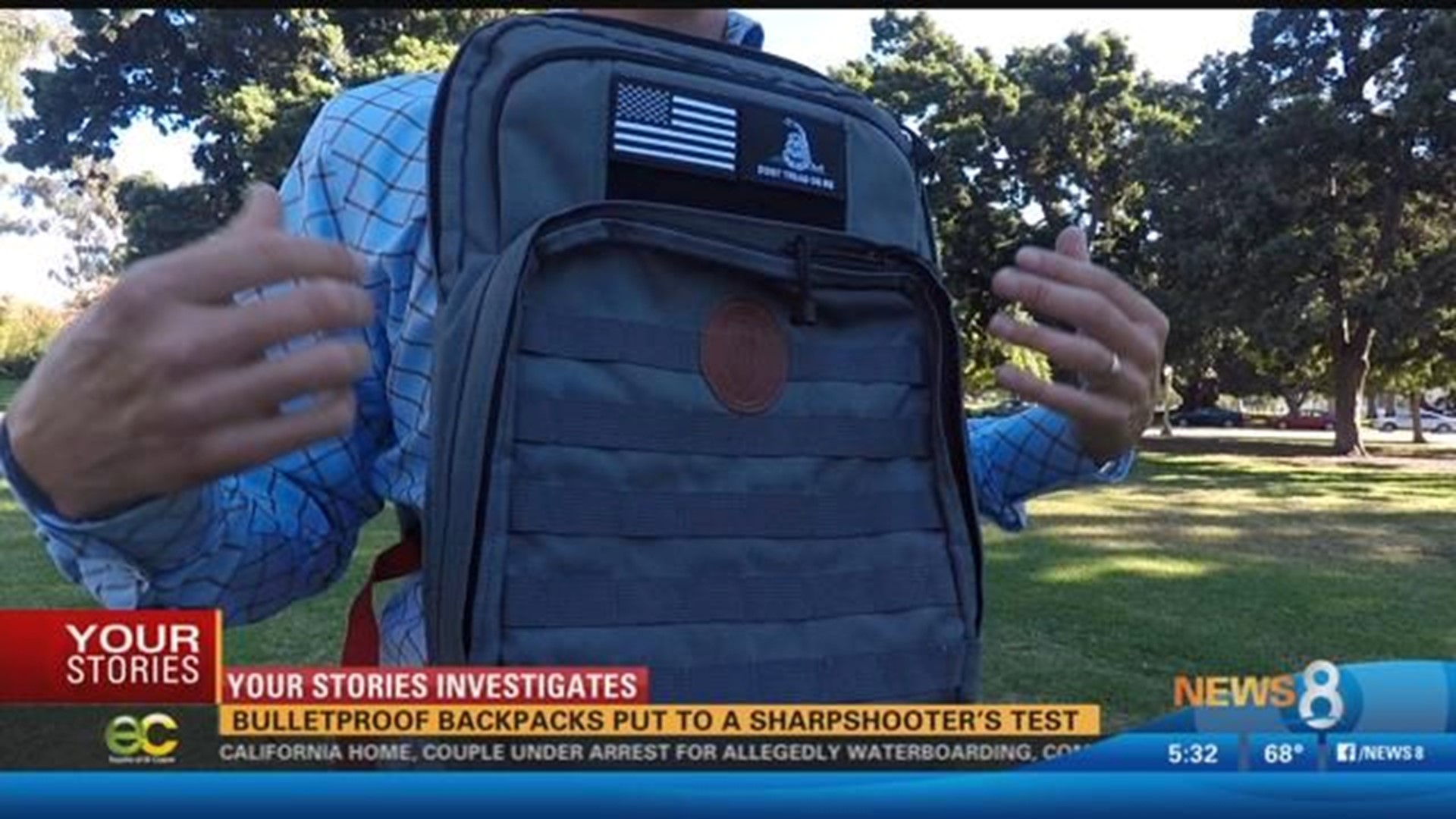 Your Stories Investigation: Can a bulletproof backpack save your child ...