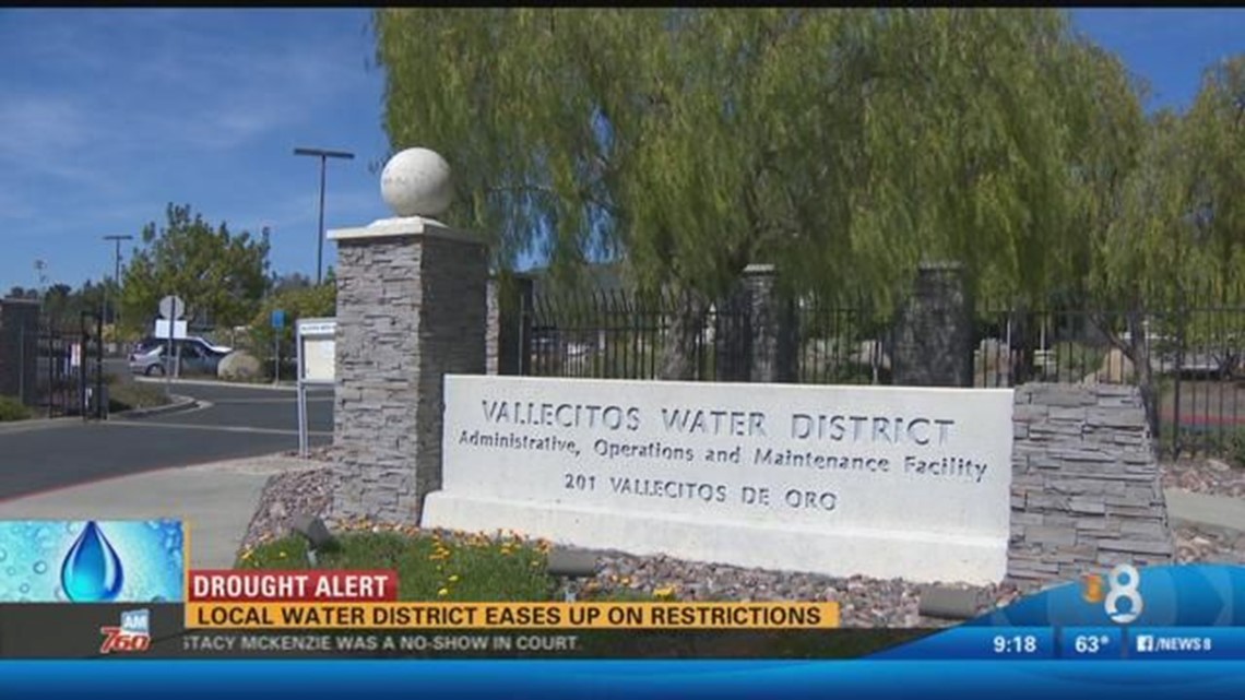Local water district eases up on restrictions | cbs8.com