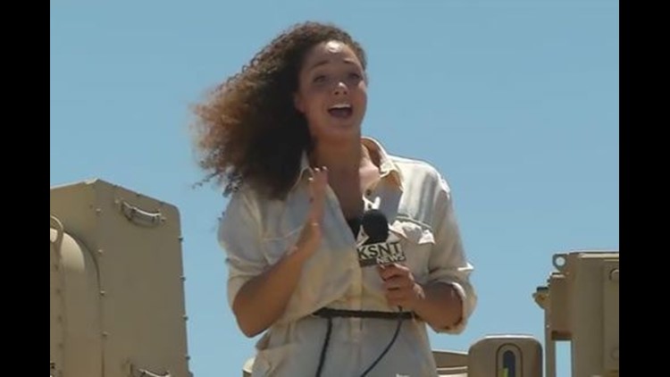 VIRAL VIDEO: News reporter freaks out from bug attack | cbs8.com