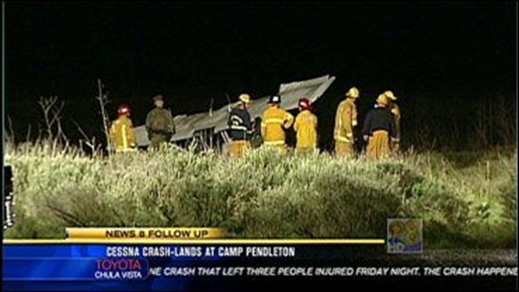 Wreckage from Camp Pendleton Plane Crash Removed | cbs8.com